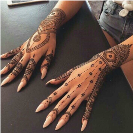 African Mehndi Design
