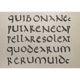 Uncial Calligraphy